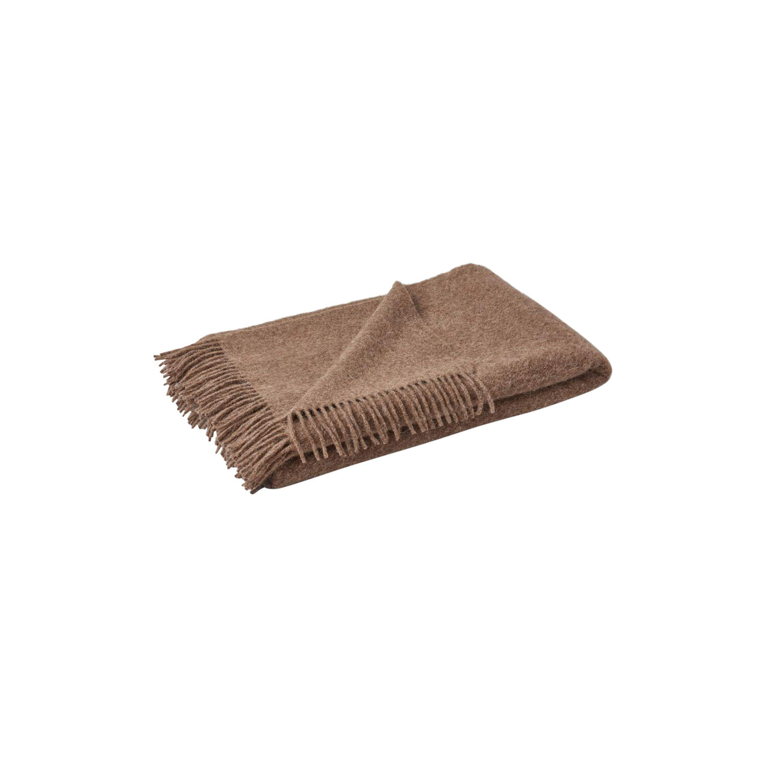 Kjøp Julia ull pledd, mushroom fra NATURES Collection