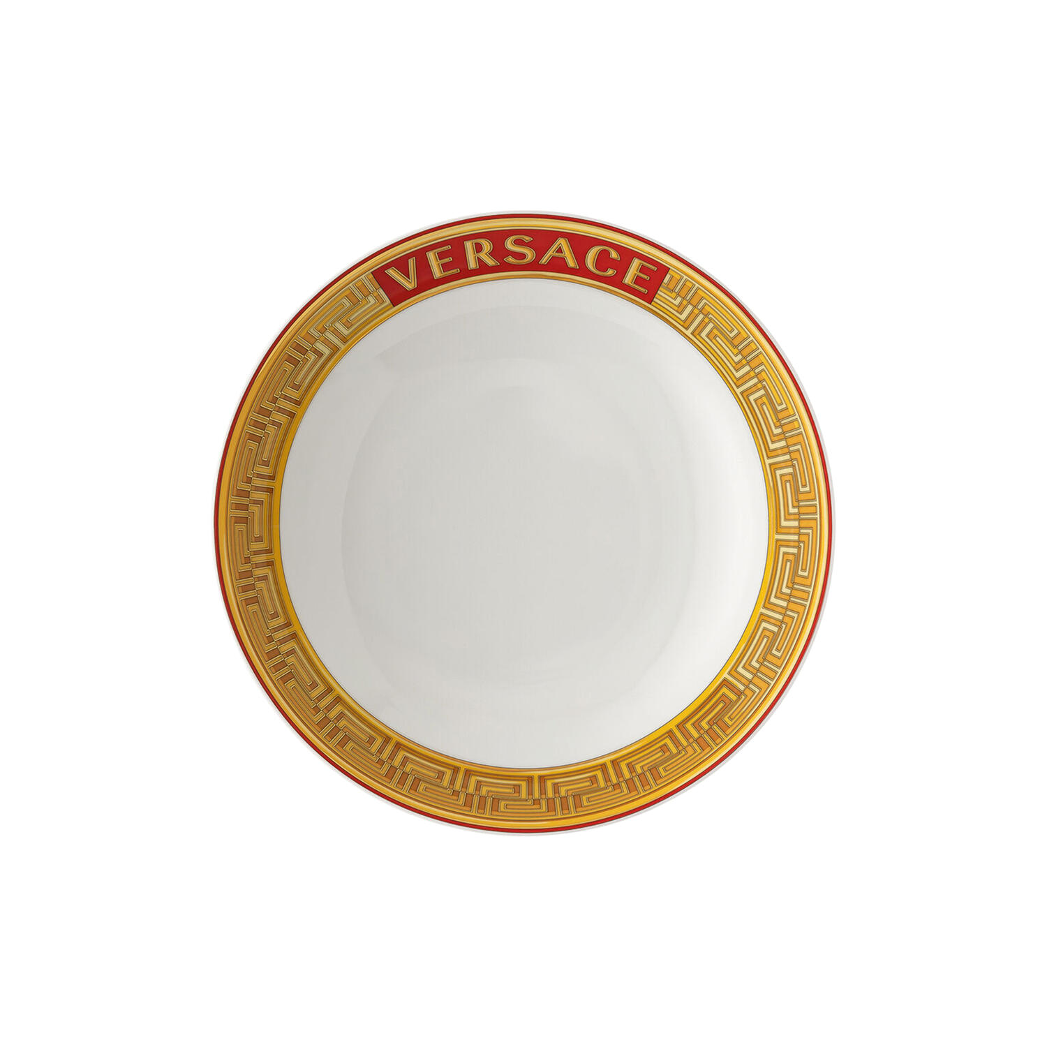 Kjøp Plate 22 cm deep, golden coin fra Rosenthal x Versace