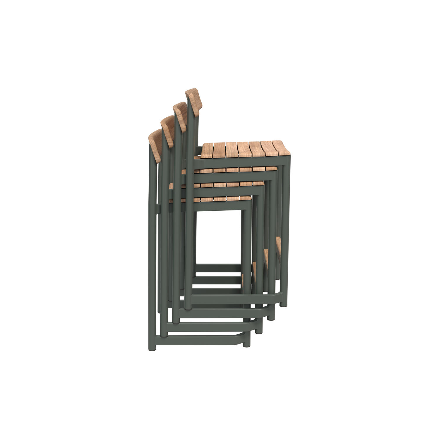 Kjøp Pelagus Counter Stool, hunter green fra Fritz Hansen